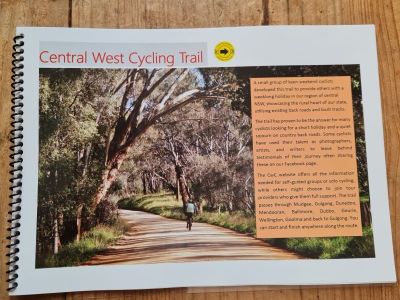 CWC Guide Book -A3 map – Central West Cycle Trail